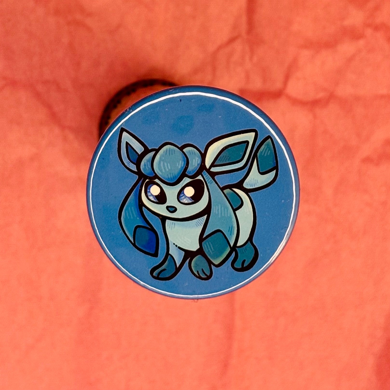“Glaceon” Pokémon Pin Badge – Mollypukes